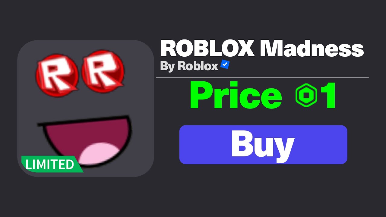 This Item is Only 1 Robux? - YouTube