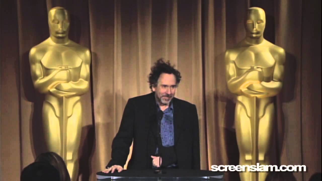 Tim Burton at the Oscar Nominees Luncheon - YouTube