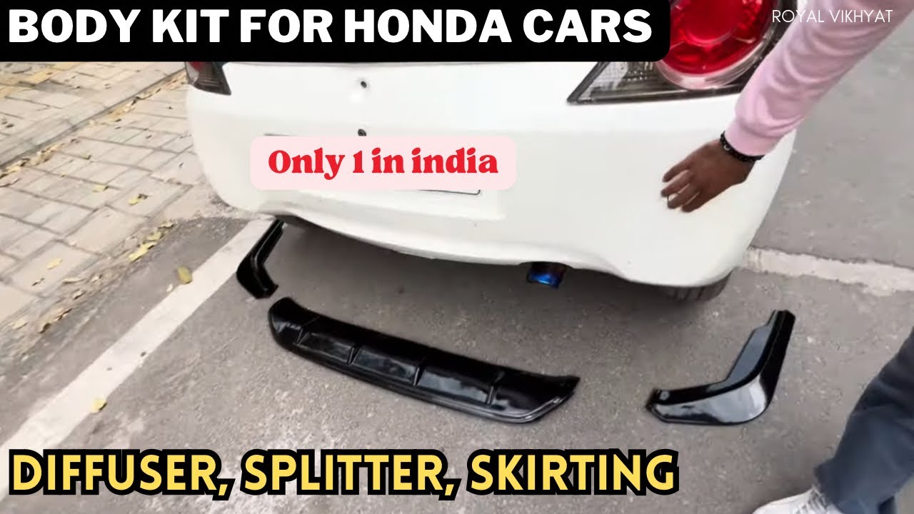 Revealing my Taiwan Body Kit for my Honda Brio & City Diffuser, Body ...