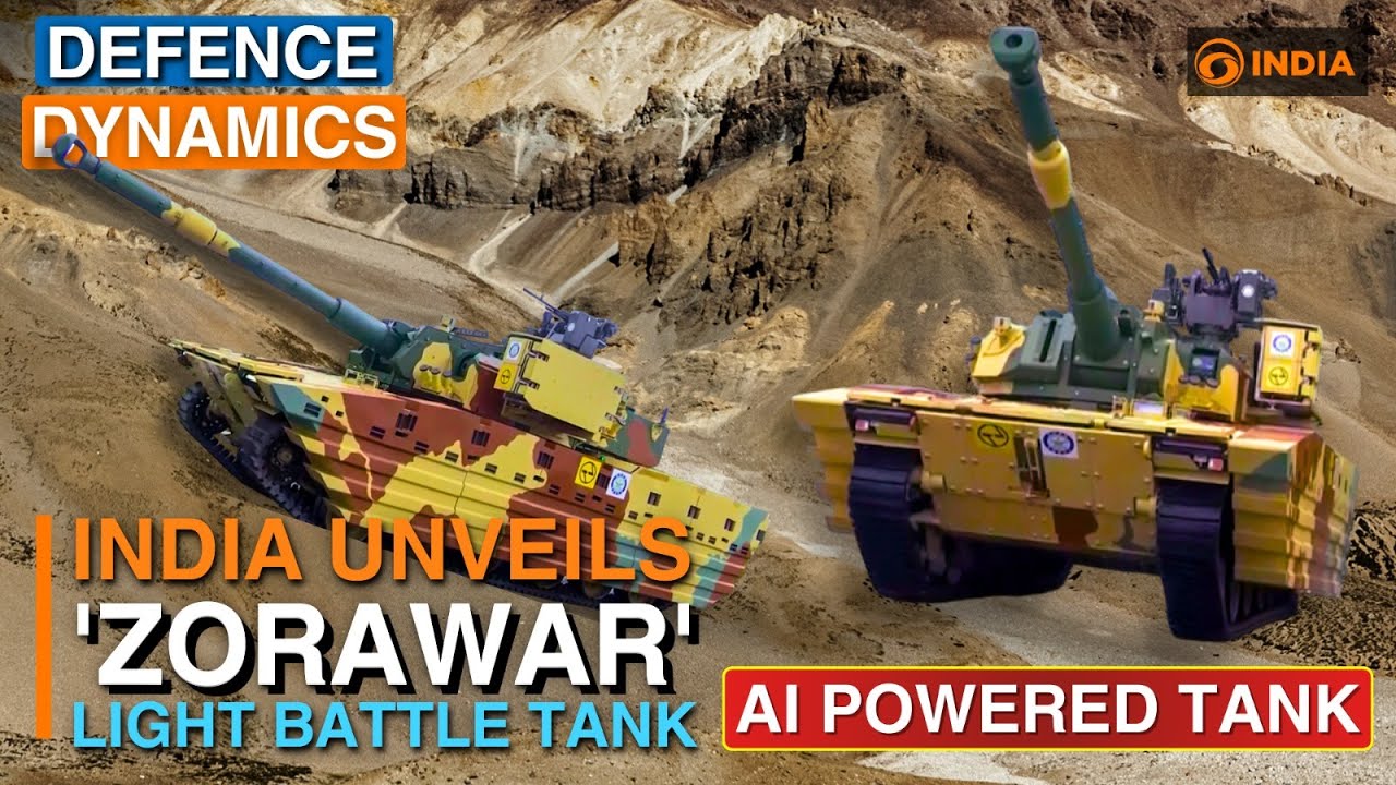 India's Zorawar Light Tank Ready for High-Altitude Warfare, Induction ...