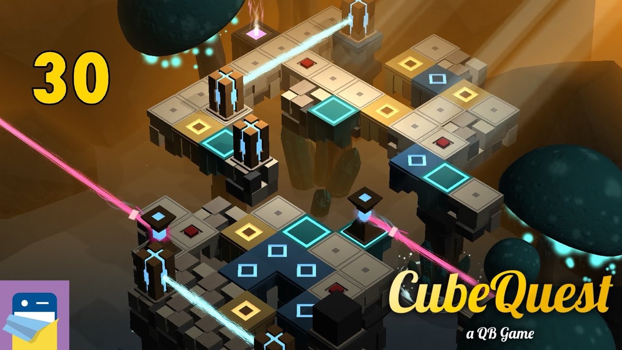 CubeQuest - a QB Game: Level 30 Solution + Secret & iOS Gameplay Walkthrough (by Stephan Goebel ...