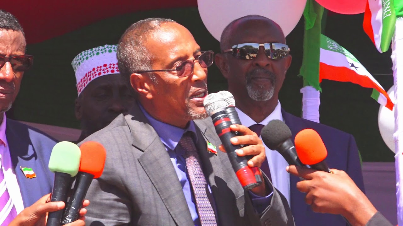 Madaxweynaha JSL Muuse Biixi Cabdi Oo Ka Hadley Arrimo Door ah - YouTube