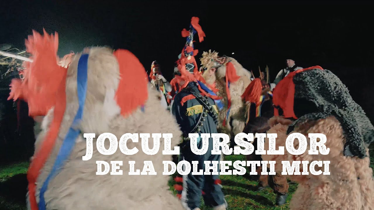 Jocul Ursilor ⛄ ⛄ Datini si Obiceiuri cu Strajerii din Dolhestii Mici ...