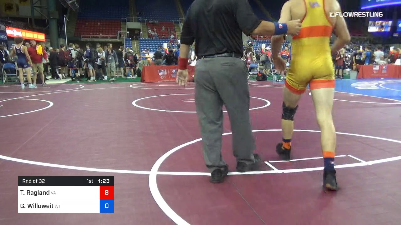 145 Lbs Rnd Of 32 Travis Ragland Virginia Vs Garrett Willuweit ...