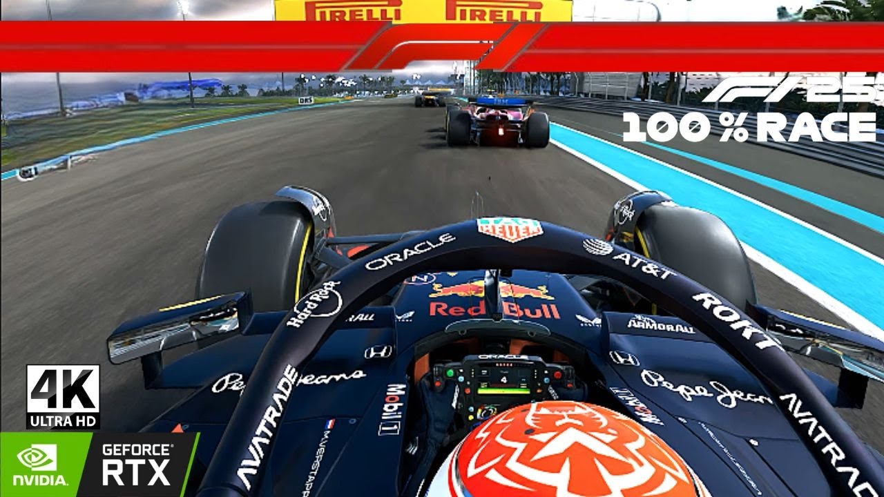 F1 25 – Red Bull Grand Finale 4K Onboard 100% Race | Miami Grand Prix ...