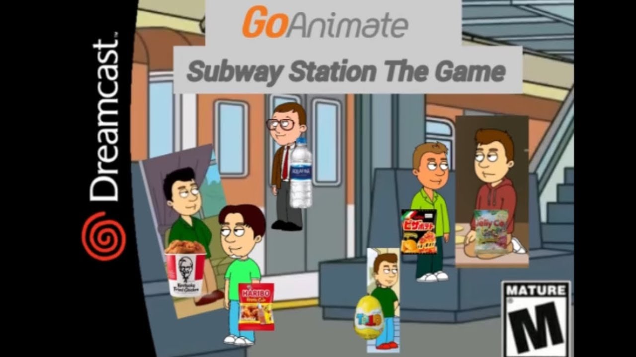 GoAnimate Subway Station The Game Dreamcast Gameplay - YouTube