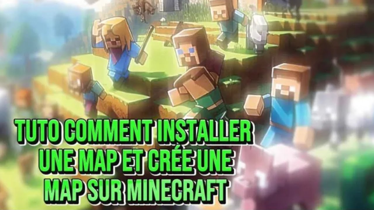 tuto comment faire pour installer une map Minecraft ou crée une map Minecraft - YouTube
