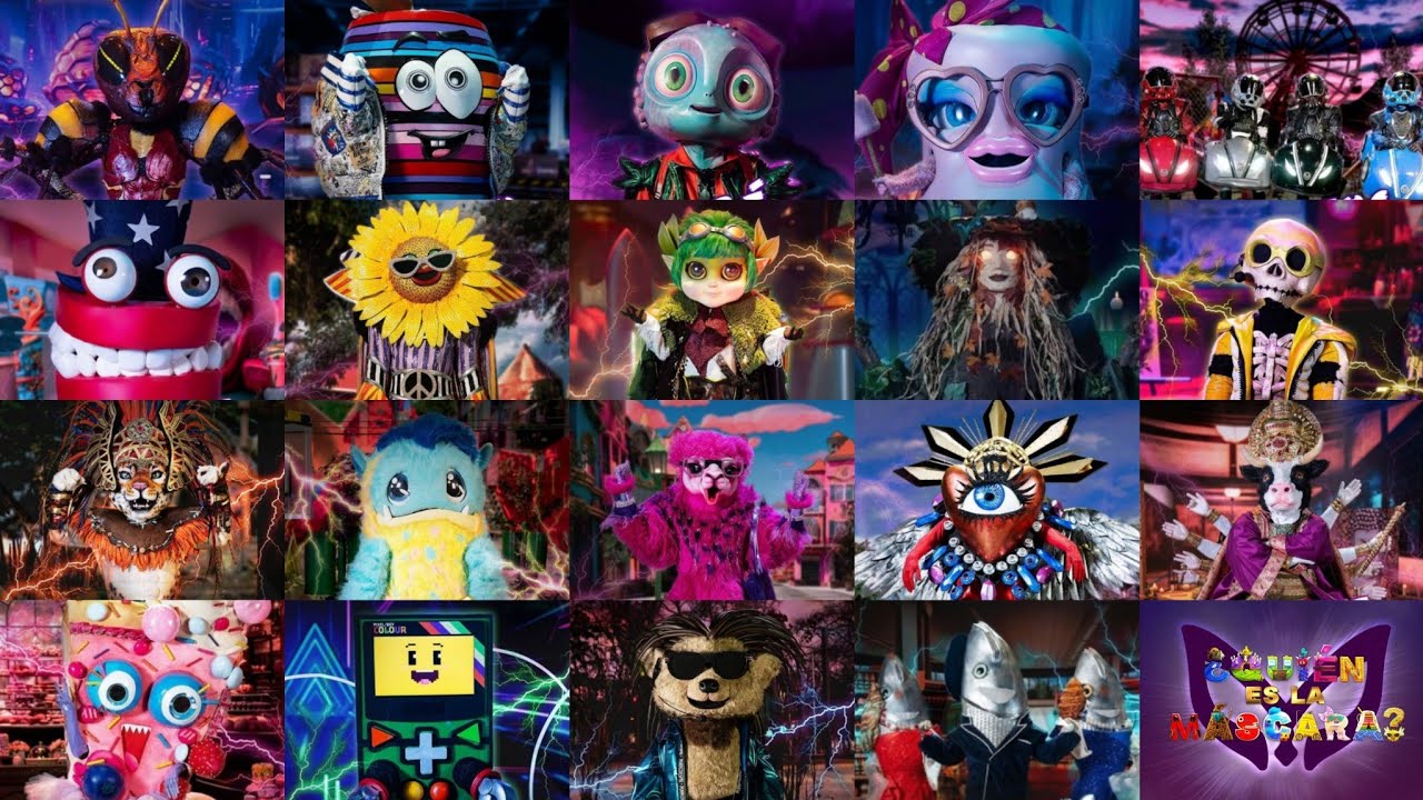 19 Personajes Revelados | ¿Quién es La Máscara? Quinta Temporada 2023 ...