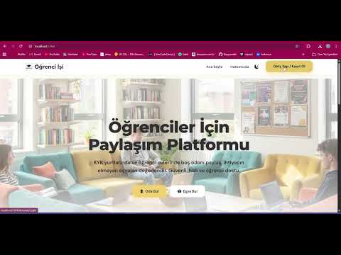 Öğrenci İşi (web Tabanlı ikinci el paylaşım sitesi)