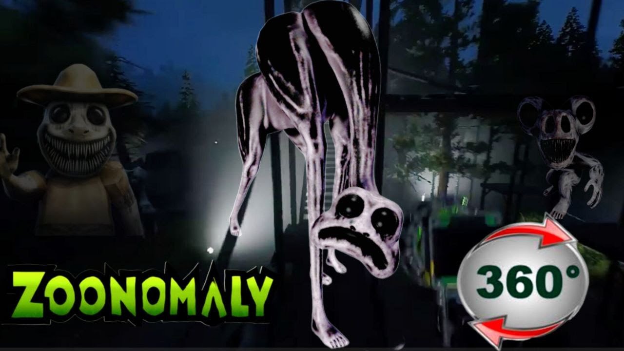 Find Monster Giraffe! ZOONOMALY! Magic VR 360! Game 139! - YouTube