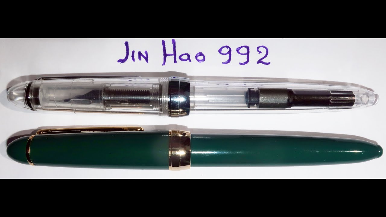 Обзор перьевой ручки JinHao 992 - YouTube