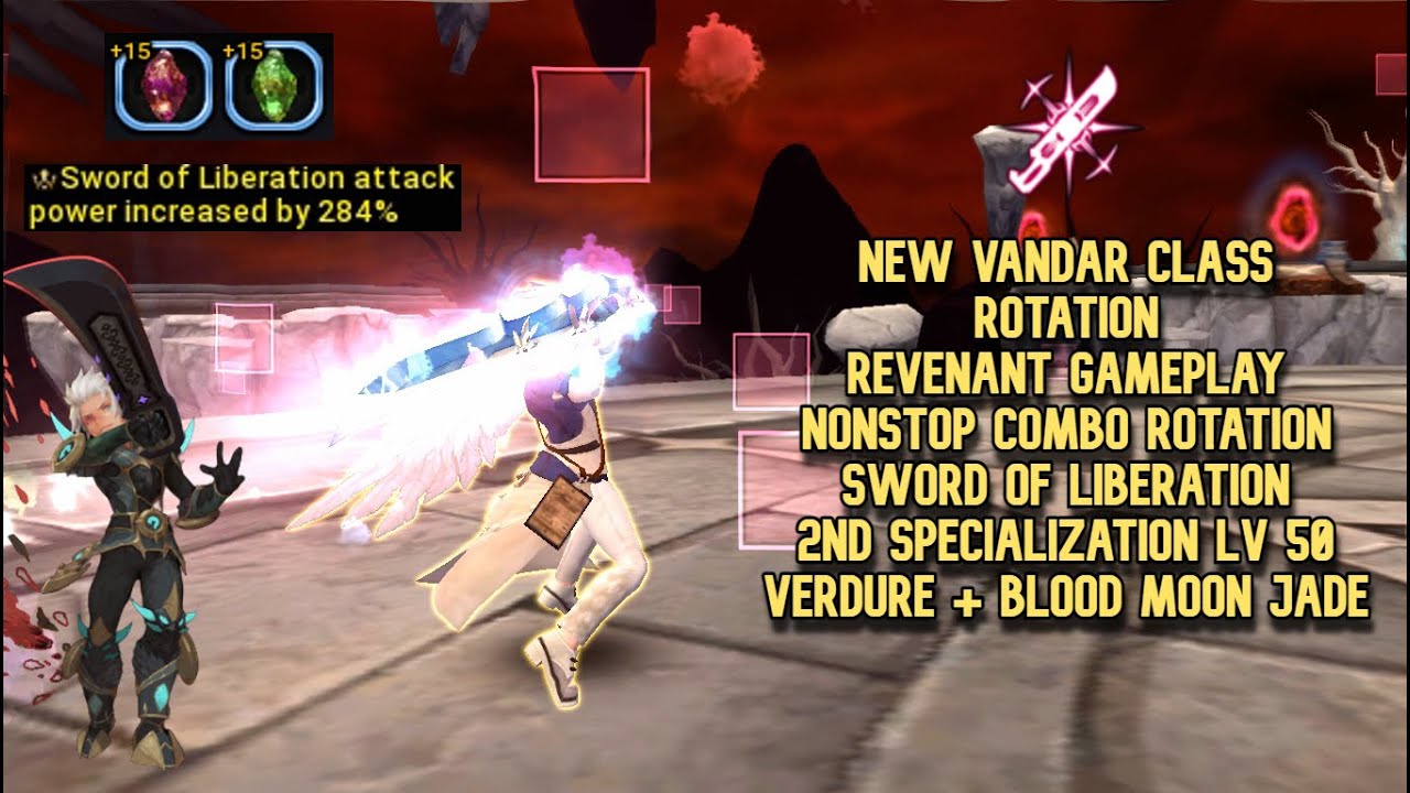 Revenant Nonstop Combo Rotation Gameplay New Vandar Class Rotation ...