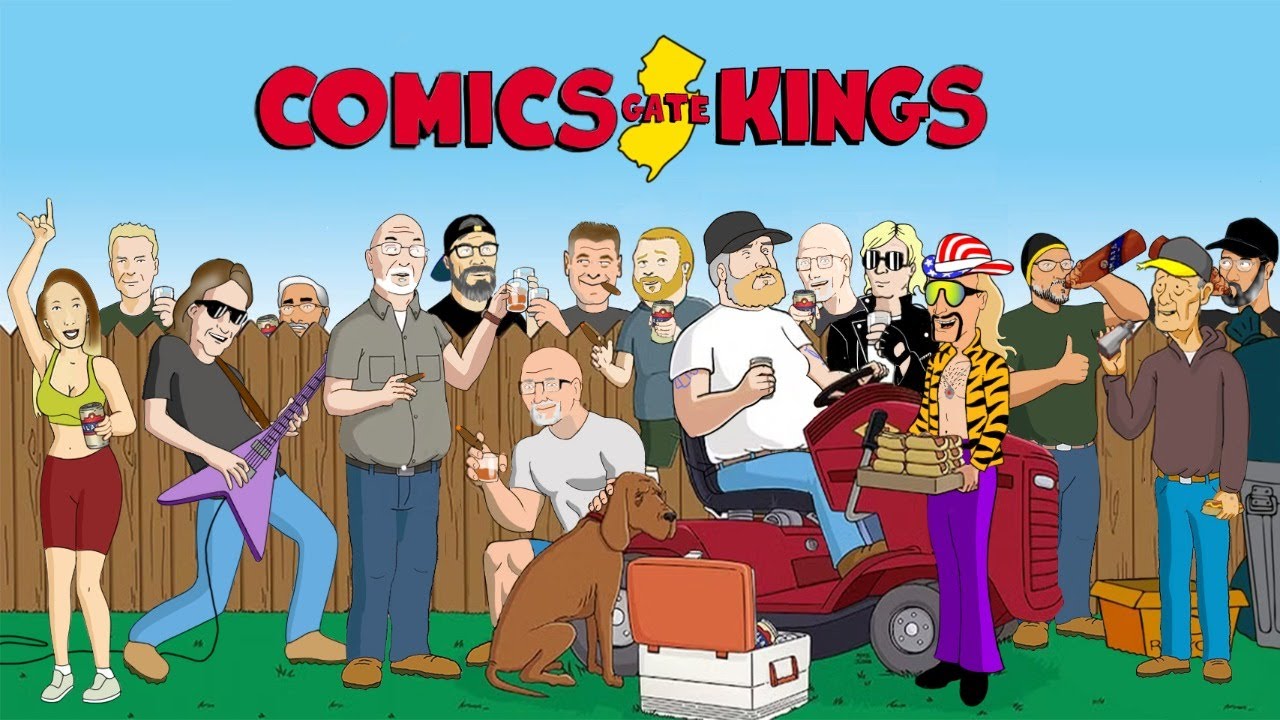 COMICSGATE KINGS! Drawing the CYBERFROG UNIVERSE! - YouTube