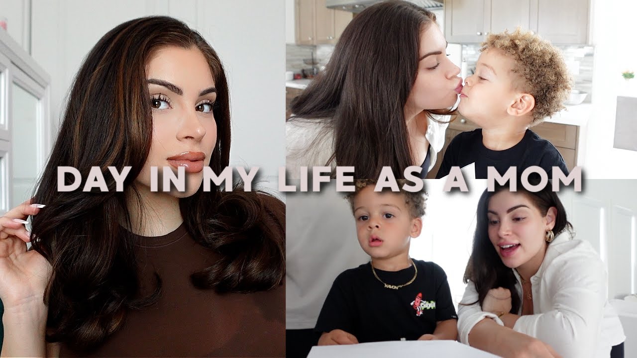 MOMMY VLOG♡ New Hair, Lots of Cooking, Mother's Day, and More! - YouTube