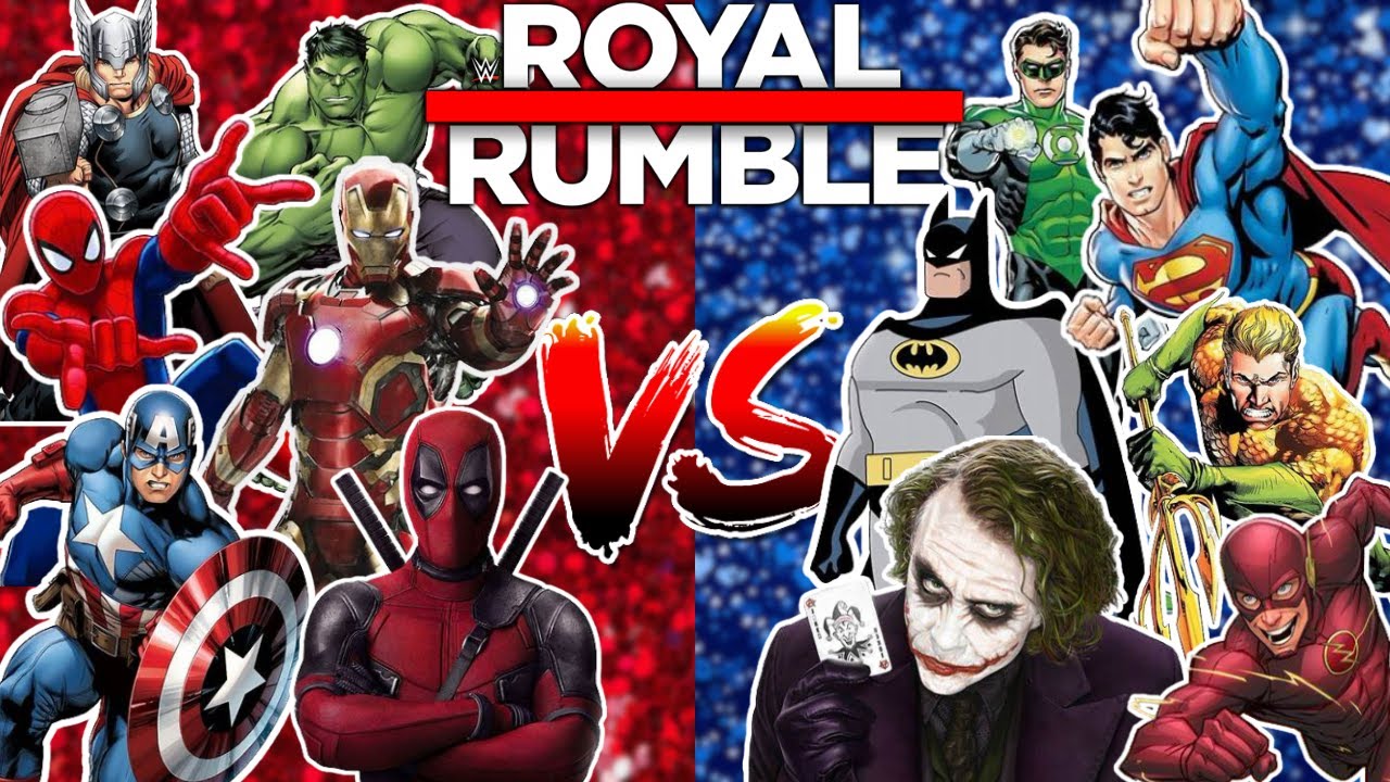 WWE Royal Rumble: Marvel Vs DC Universe [WWE 2K23] - YouTube
