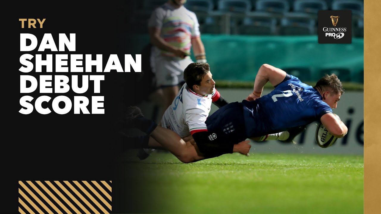 Dan Sheehan with a debut try for Leinster - YouTube