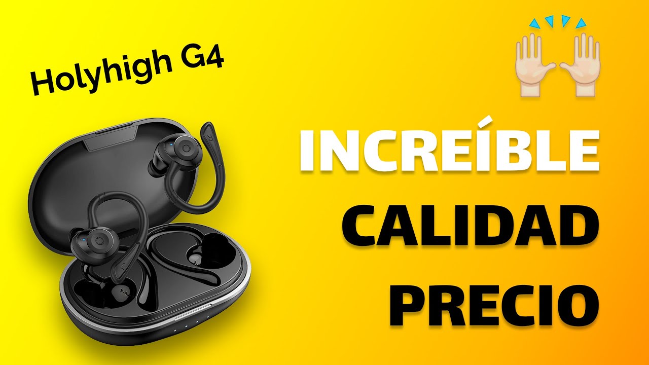 🎧 Auticulares HOLYHIGH G4 Bluetooth 🙌 Los MEJORES auriculares ...