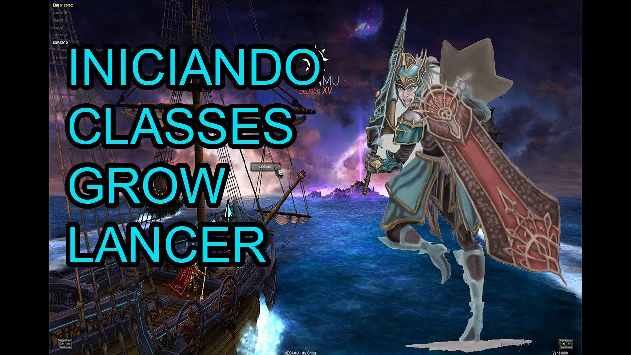MEGAMU - Iniciando Classe - Grow Lancer - YouTube