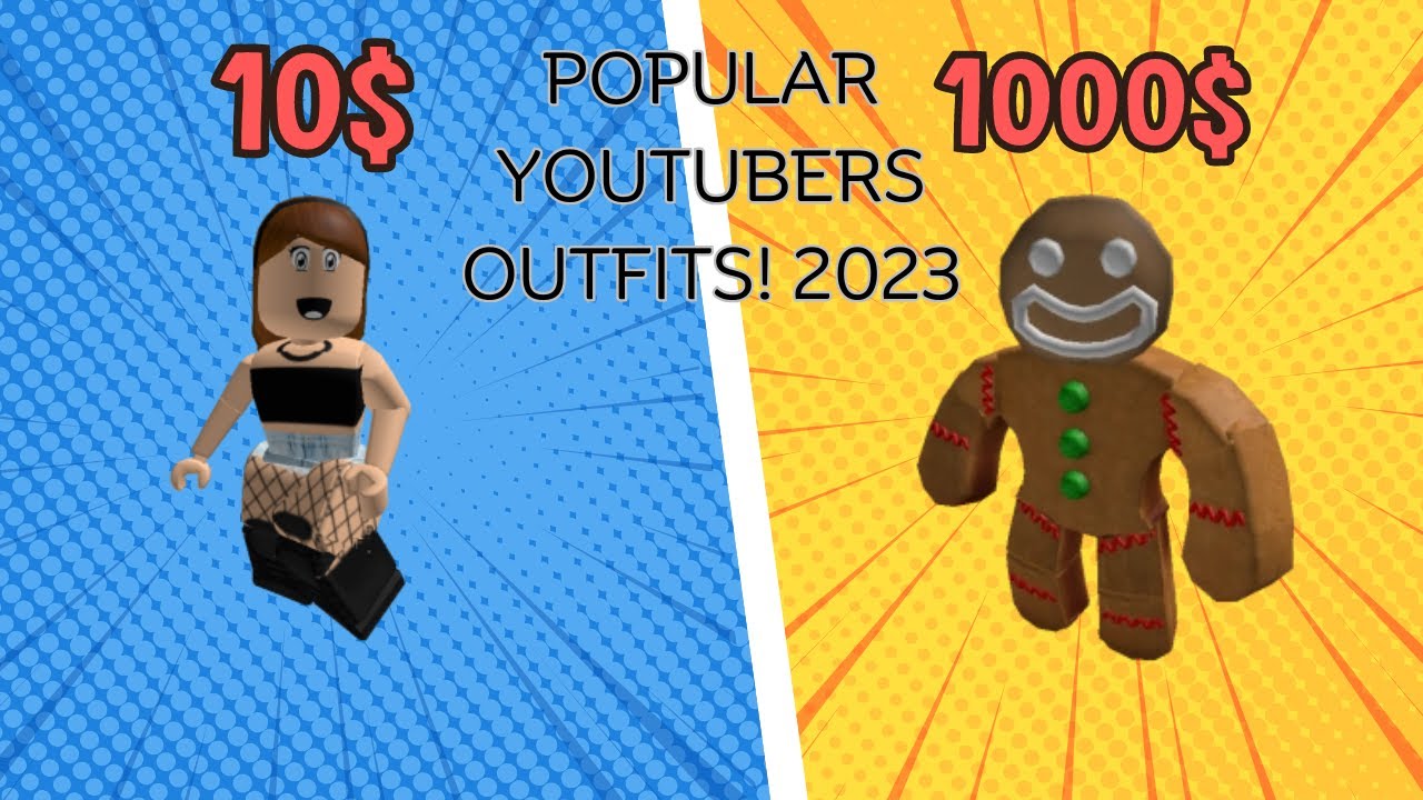 10 Amazing ROBLOX YOUTUBERS Outfits (FT. Lazar, Ant, TanqR, DanTDM, etc ...