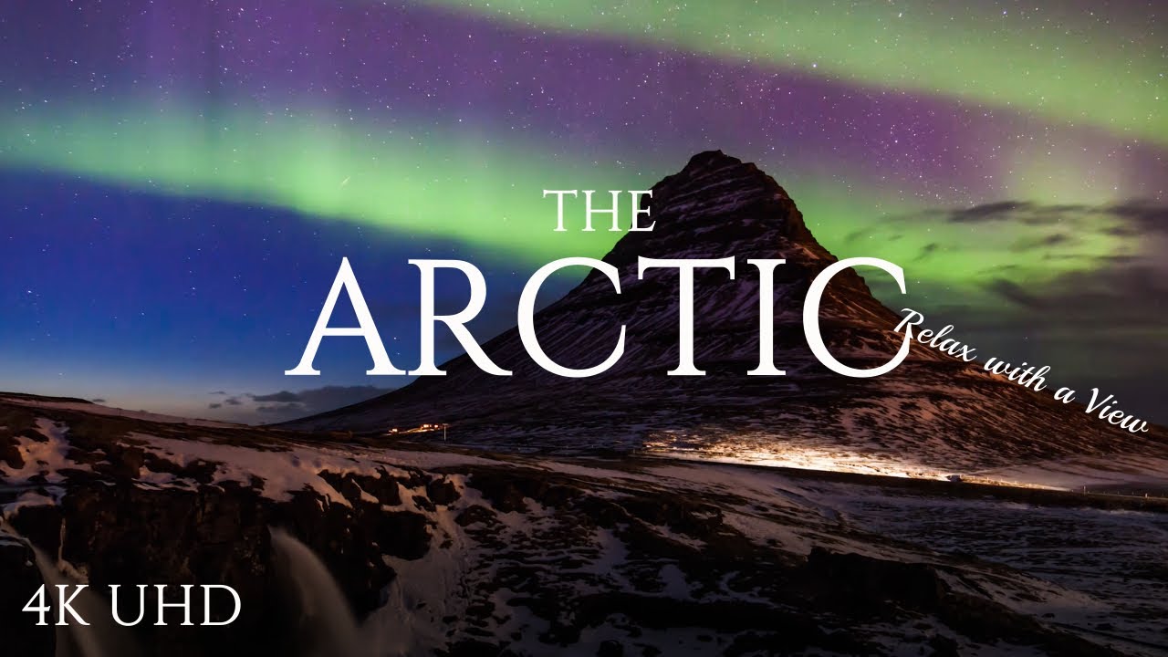 The Arctic 4K - Ambient meditative music and drone footage - YouTube