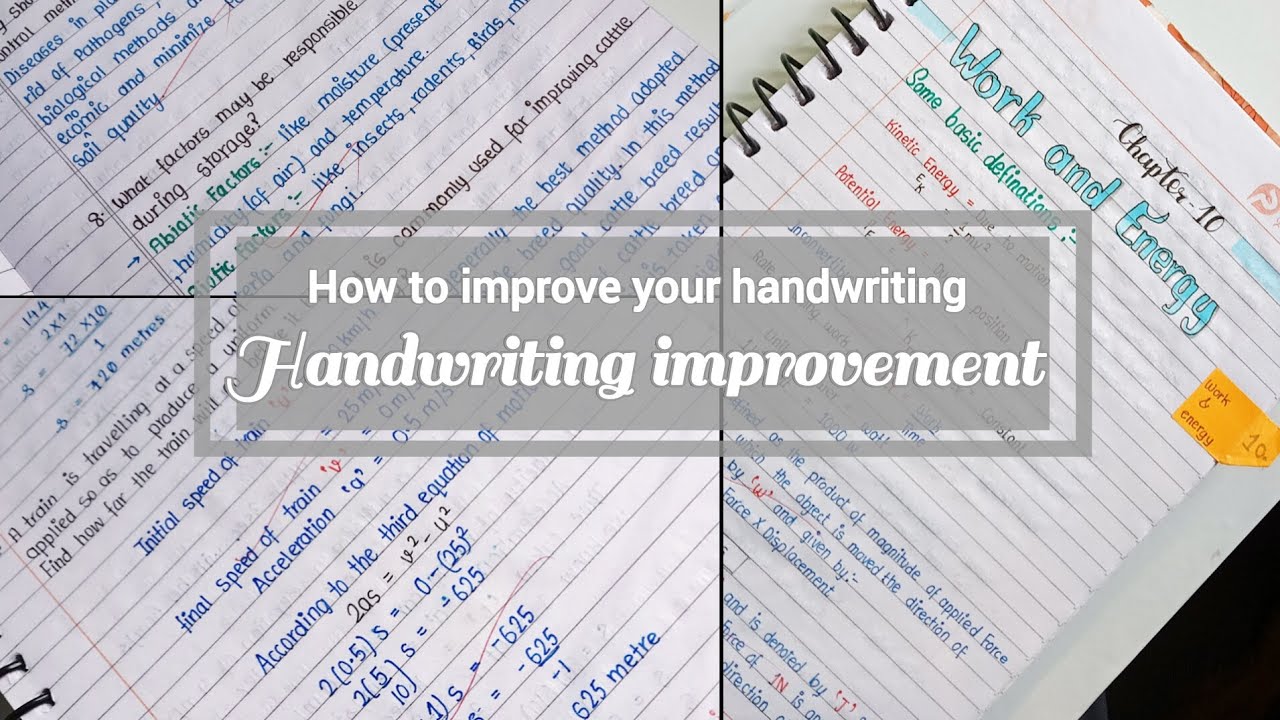 How you can improve your handwriting ~ tips and tricks for better ...