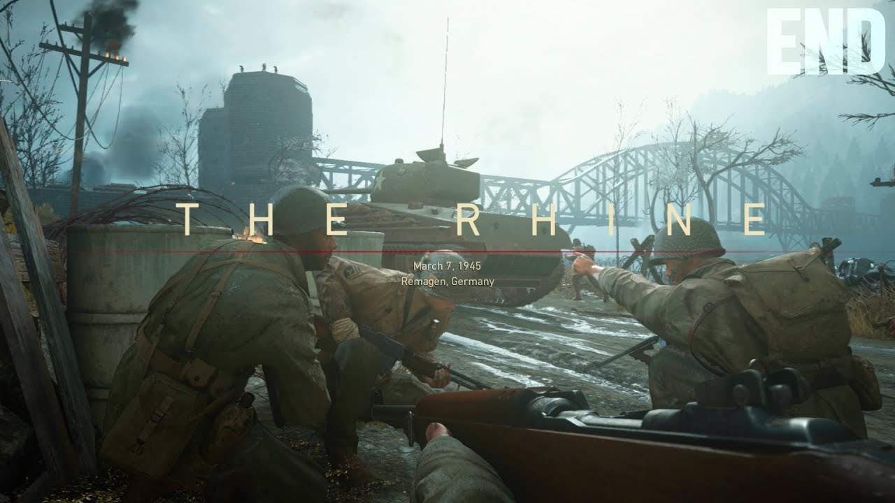 Call of Duty: WWII Campaign Mission [END] "The Rhine" (March 7, 1945 ...