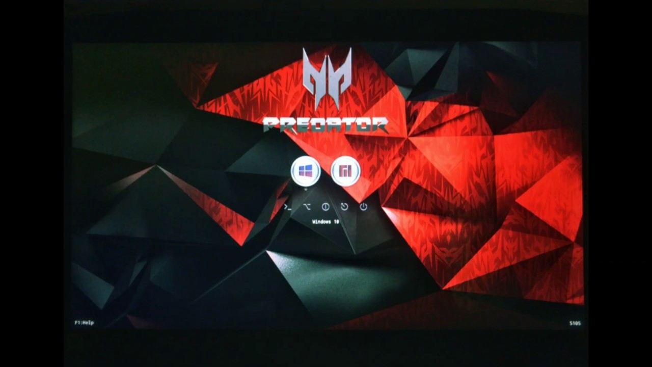 predator bootloader theme using cover bootloader - YouTube