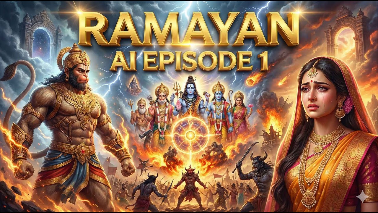 Ramayan Reimagined with AI 🚩 | Episode 1: The Beginning | 4K Visuals ...