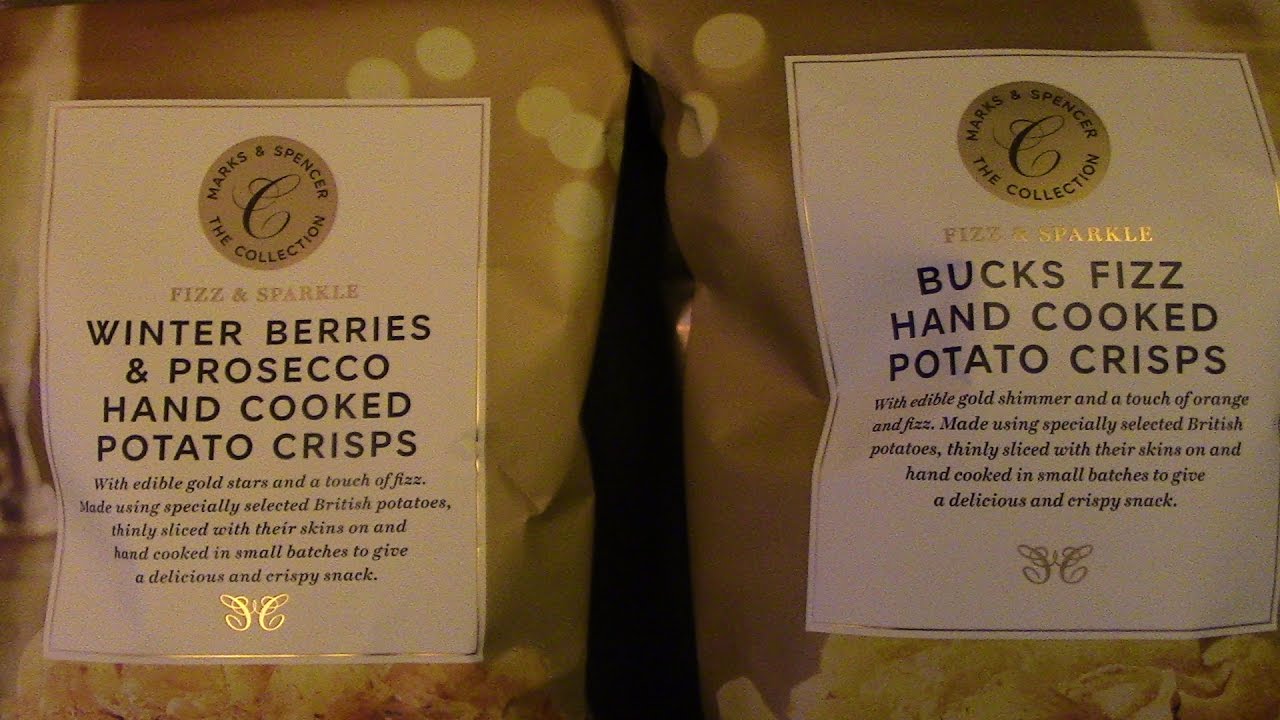 M&S Posh Crisps REAL REVIEW - YouTube