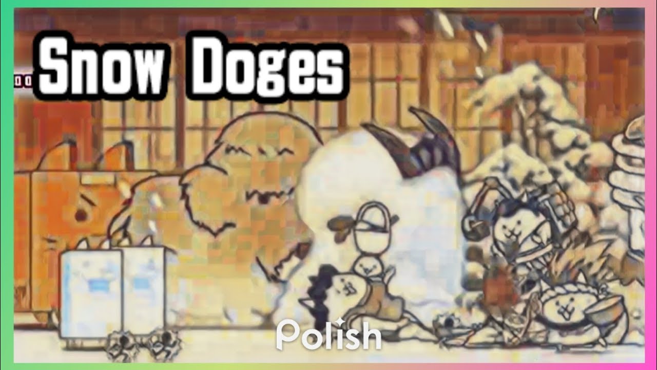 The Battle Cats - Snow Doges - Lunar New Year - YouTube