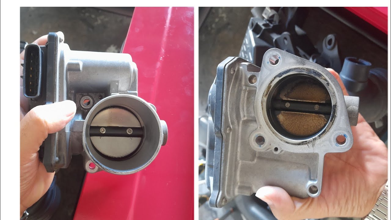 Cara cuci throttle body Bezza 1.3 - YouTube