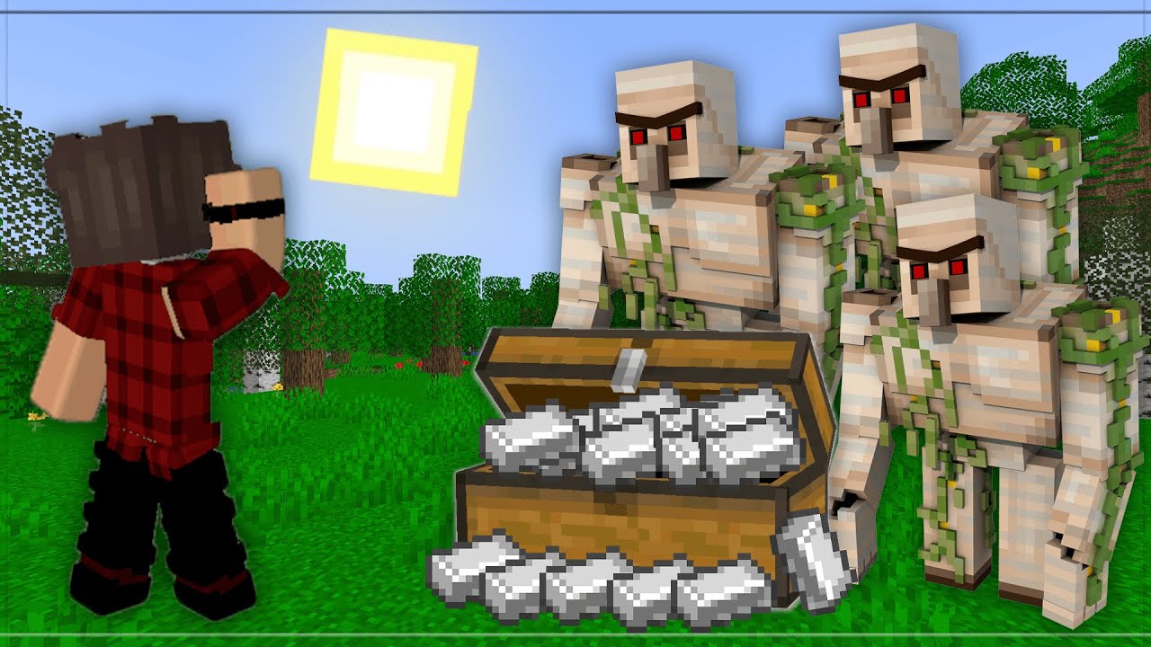 COME FARE UNA FARM DI FERRO SUPER EFFICIENTE SU MINECRAFT 1.19.4 ...