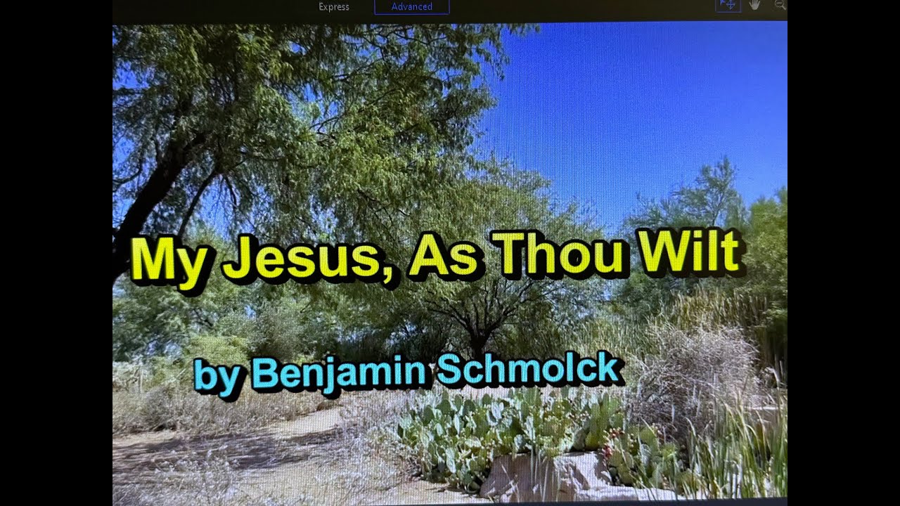 My Jesus, As Thou Wilt (Harmonica) by Benjamin Schmolck(471) Harmonica ...