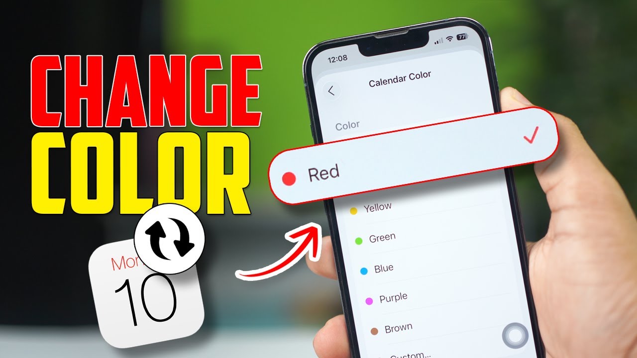 Change Calendar Color on iPhone Before You Miss Important Events - YouTube
