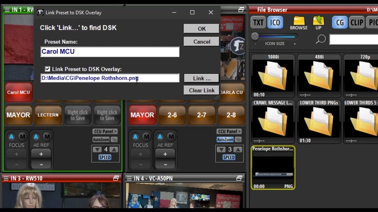 Classic 5 Linking Graphics to Presets - YouTube