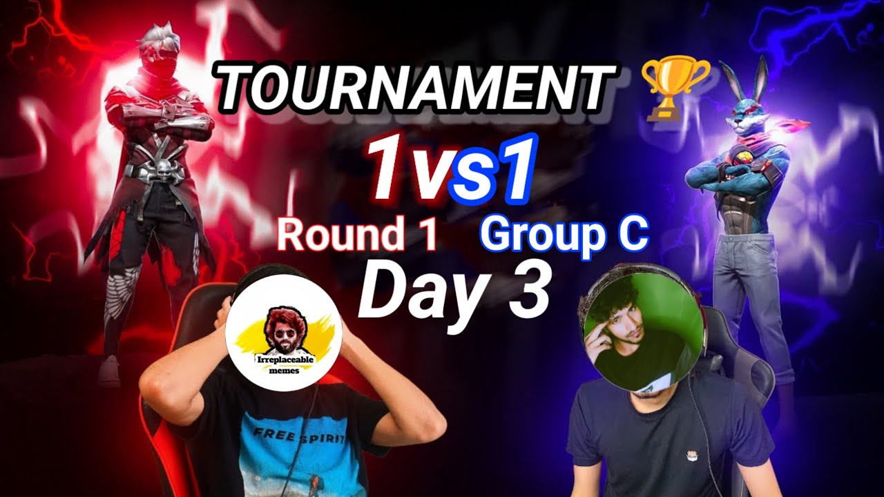 Free Fire 1 Vs 1 Tournament 🏆 Round 1 Day 3 Live 🔴 - YouTube