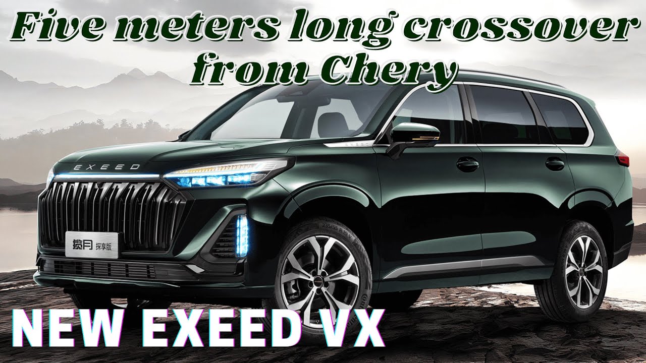 Five meters long and luxurious interior: the largest crossover from ...