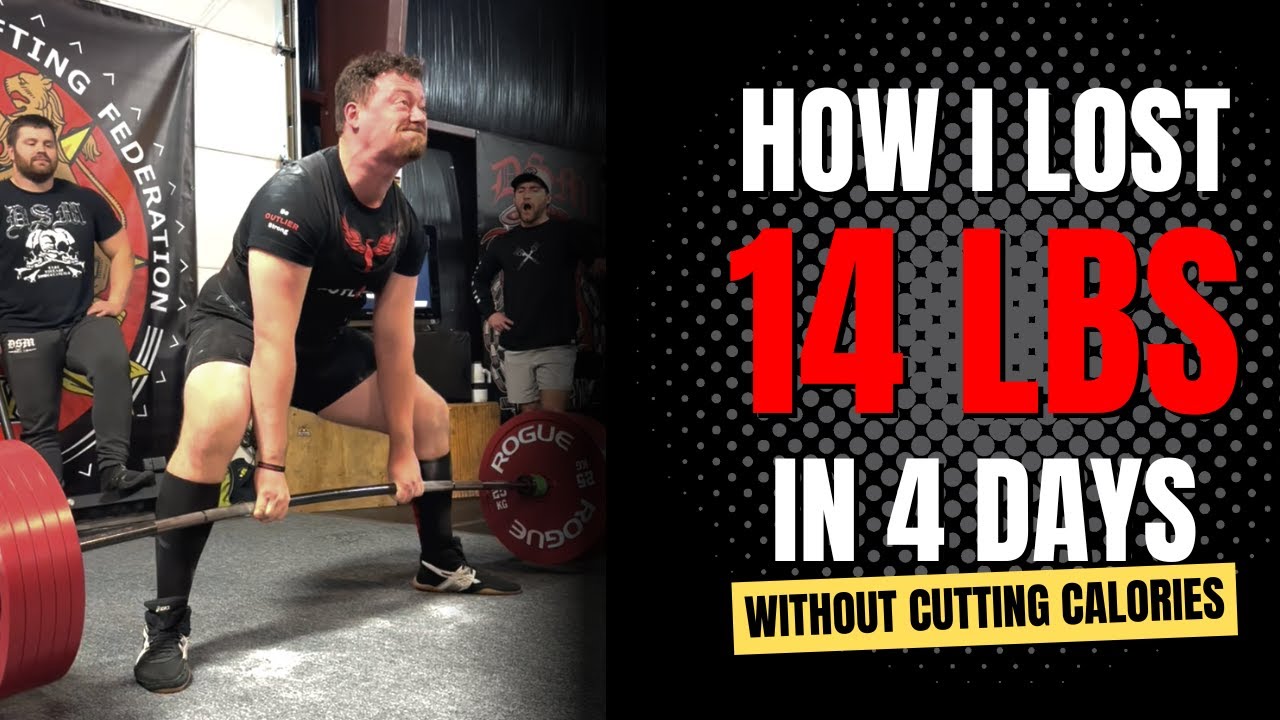 How I Lost 14lbs In 4 Days (Water Cut Guide) - YouTube