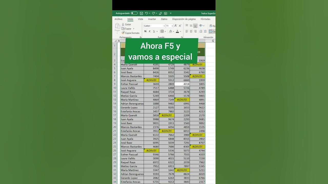 Reemplazar Errores En Excel Superexcel Excel Shorts Cursoexcel Excelgratis Tutorial Youtube