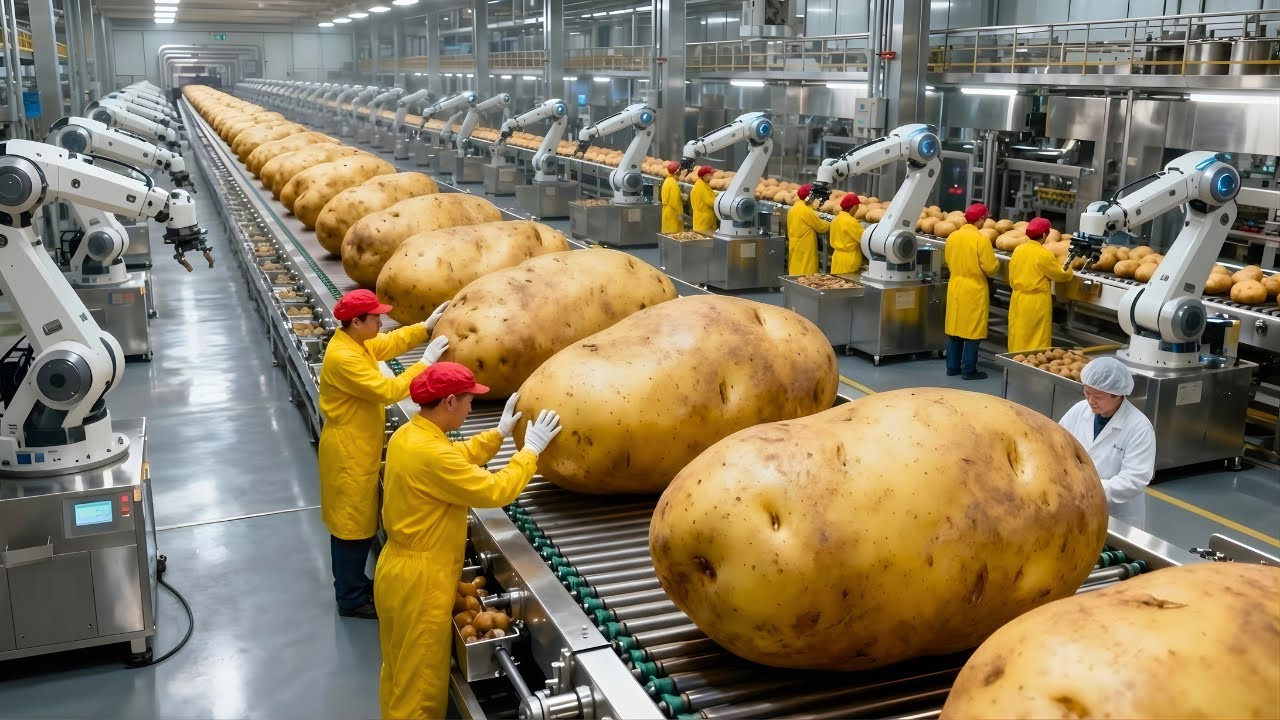 Inside a Modern Potato Chip Factory: From Whole Potatoes to Perfectly ...