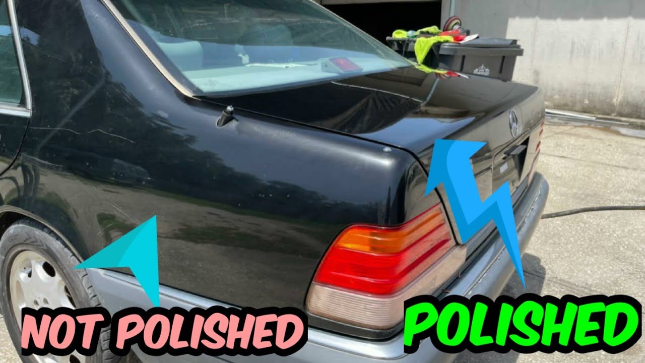 Quick and easy way to polish your w140 paint without any experience ...