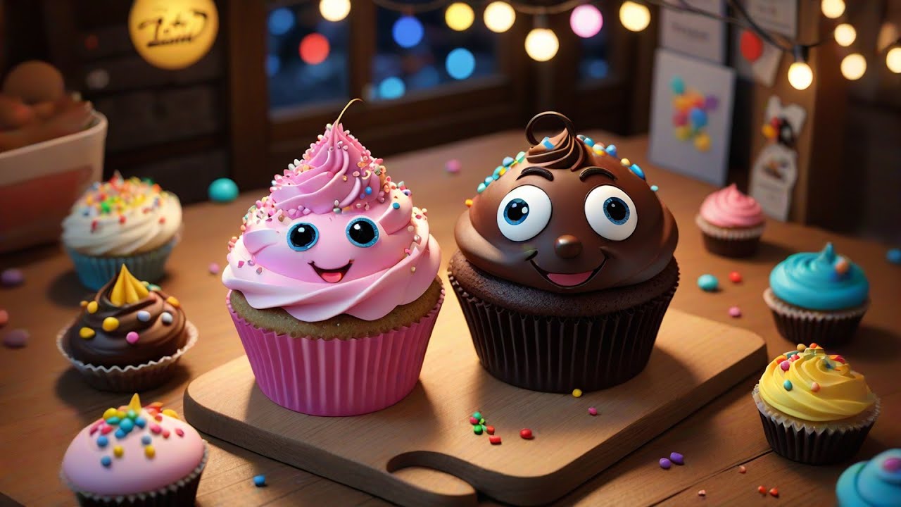 Singing Cupcake | Fun Kids Song | Playful Nursery Rhyme - YouTube