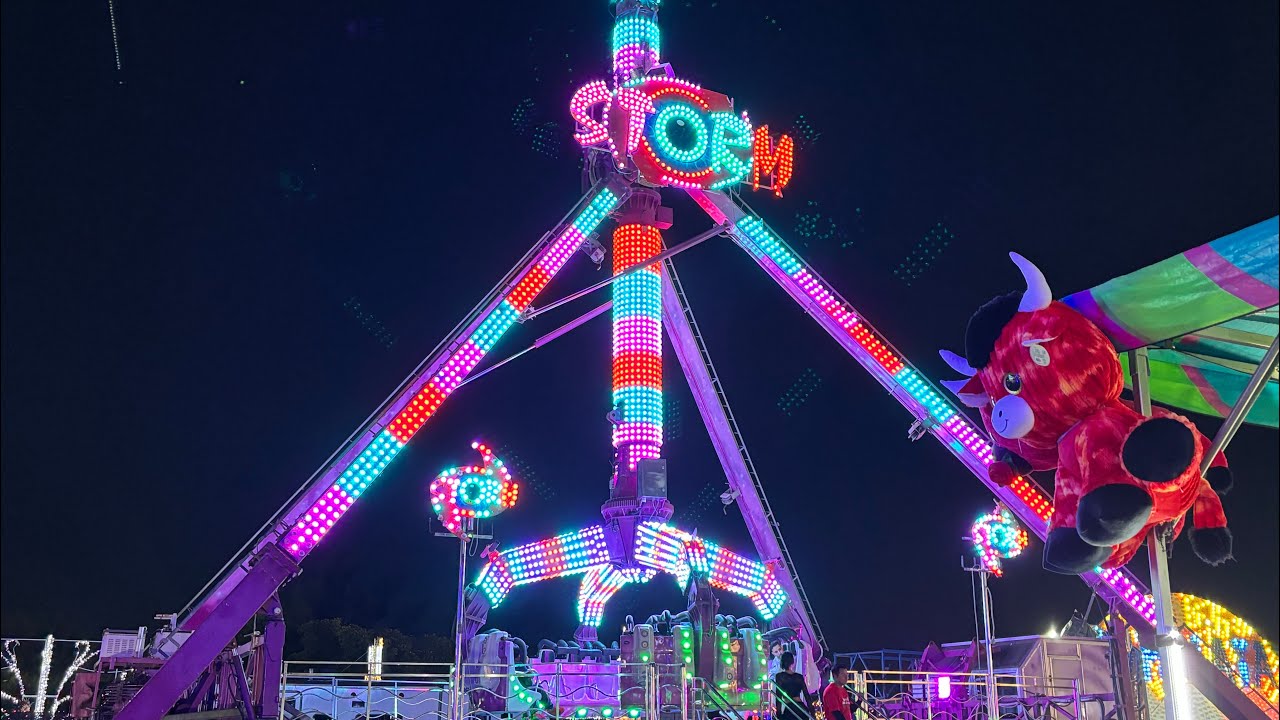 The Storm, this weeks Carnival Ride, from Midwest Rides set up in Miami ...