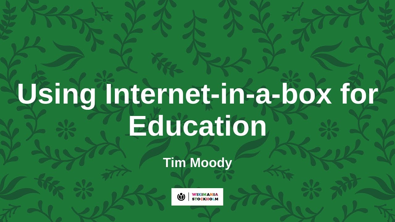 Using Internet-in-a-box for Education - YouTube