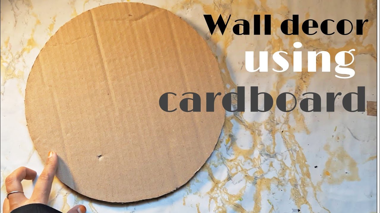 Nameboard idea from cardboard / quick and elegant nameplate using ...