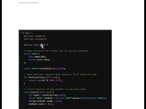 Hashing in Data Structures: Explanation with Diagram, C Code & Applications hashing - YouTube