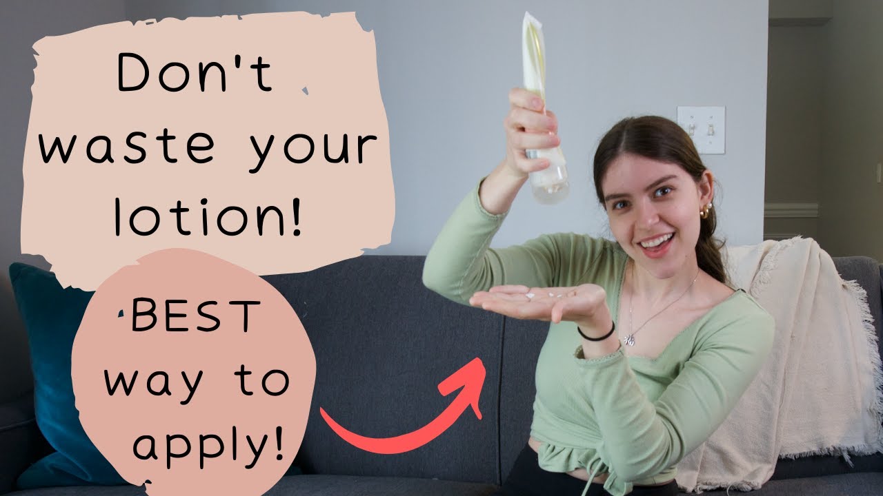 How to Apply Lotion Tutorial - Tips for the Best Application - YouTube
