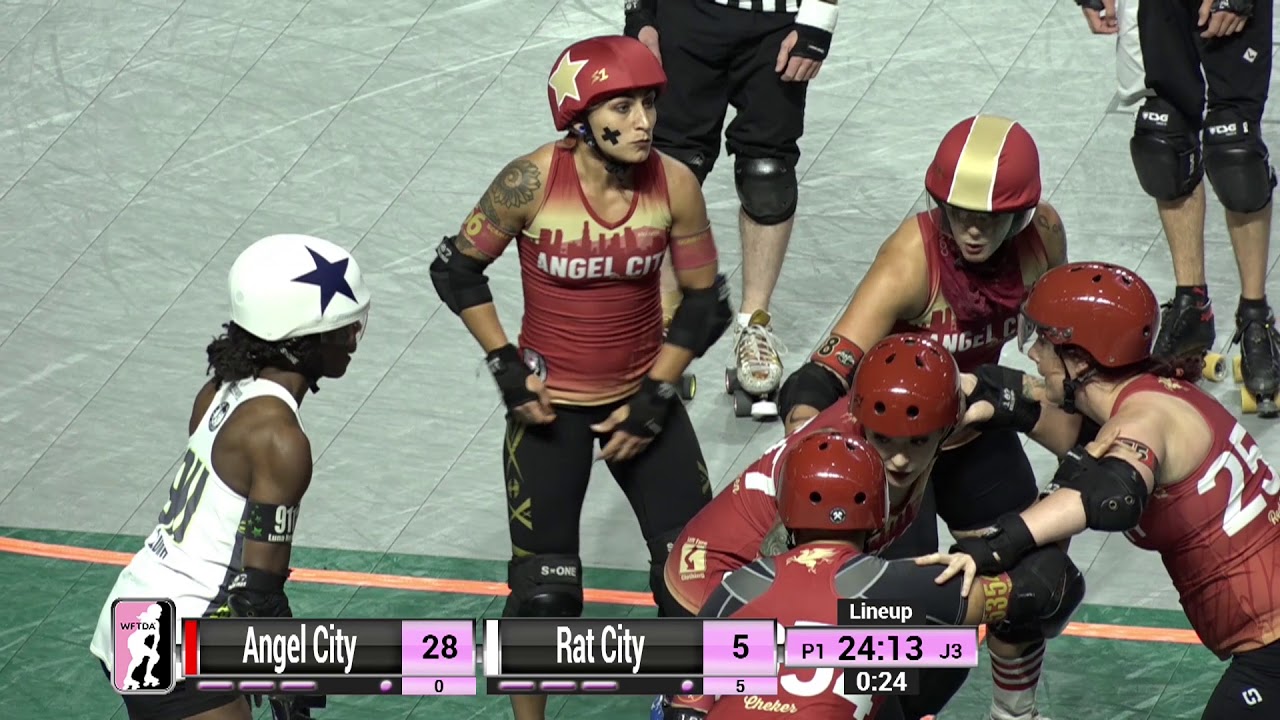 WFTDA Roller Derby - Division 1, Seattle - Game 11 - Angel City Derby ...
