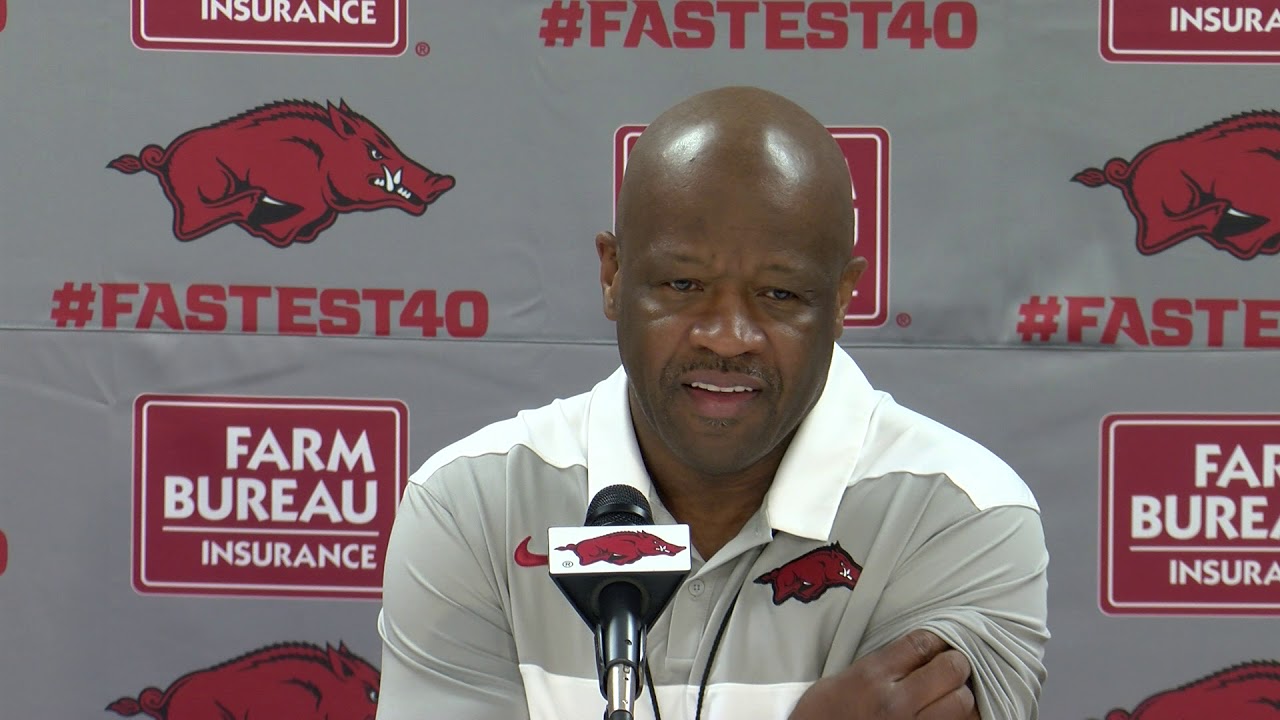 Mike Anderson Pre-Austin Peay Presser 12-27-18 - YouTube