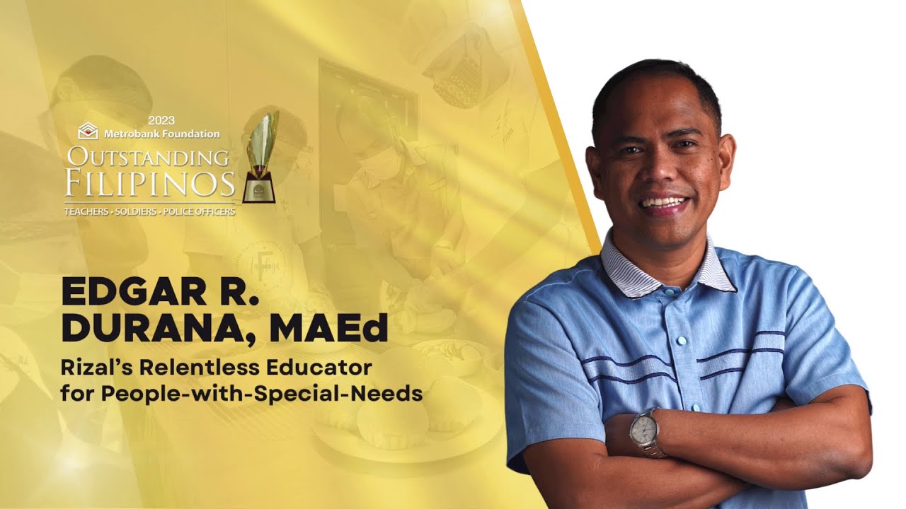 2023 Metrobank Outstanding Filipino Teacher Edgar Durana # ...